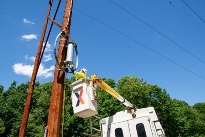 OPGW Splicing for Electric Grid Control